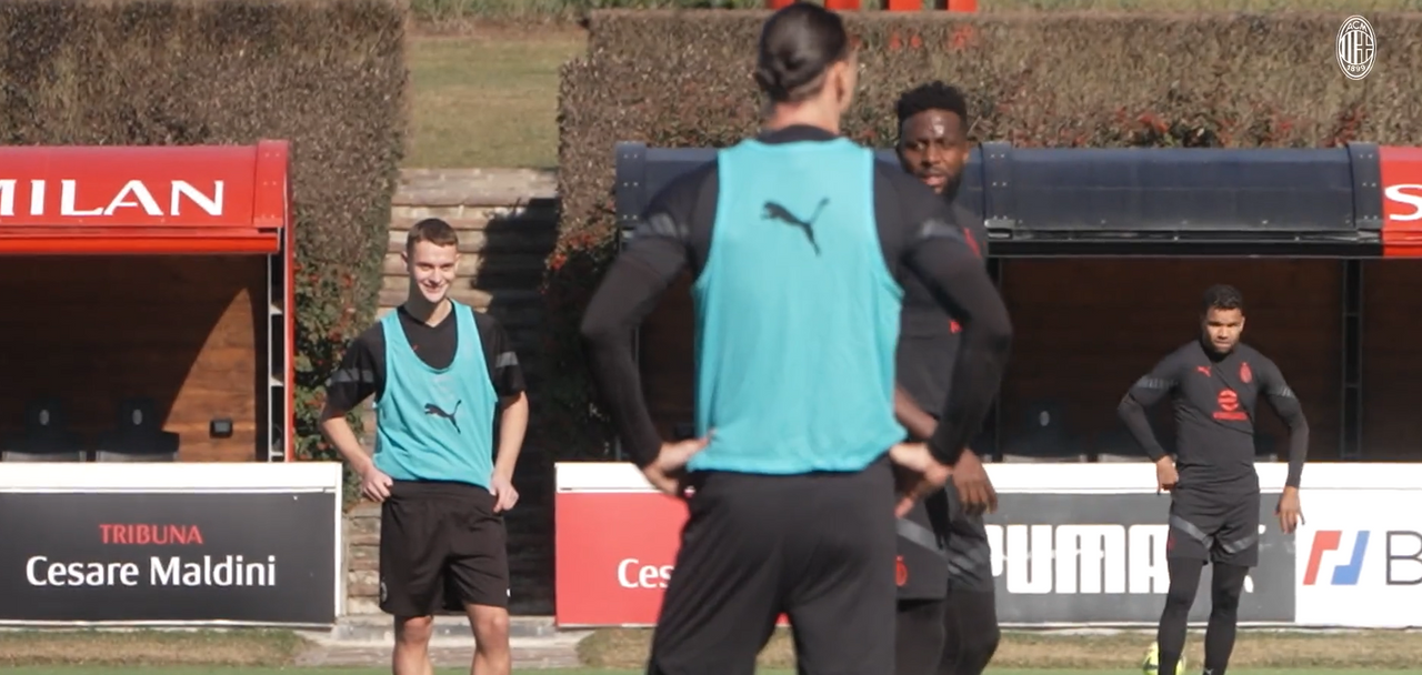 El Milan disputó un amistoso ante el Sub 18... ¡e Ibra jugó junto a su ...