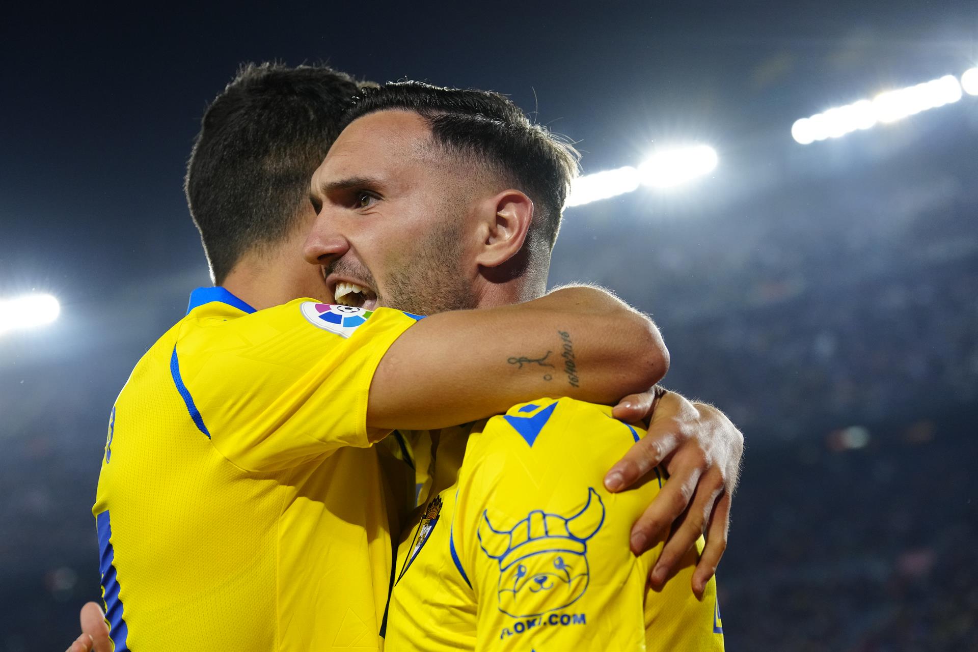 Lucas Pérez, orgulloso de hacer historia en el Camp Nou