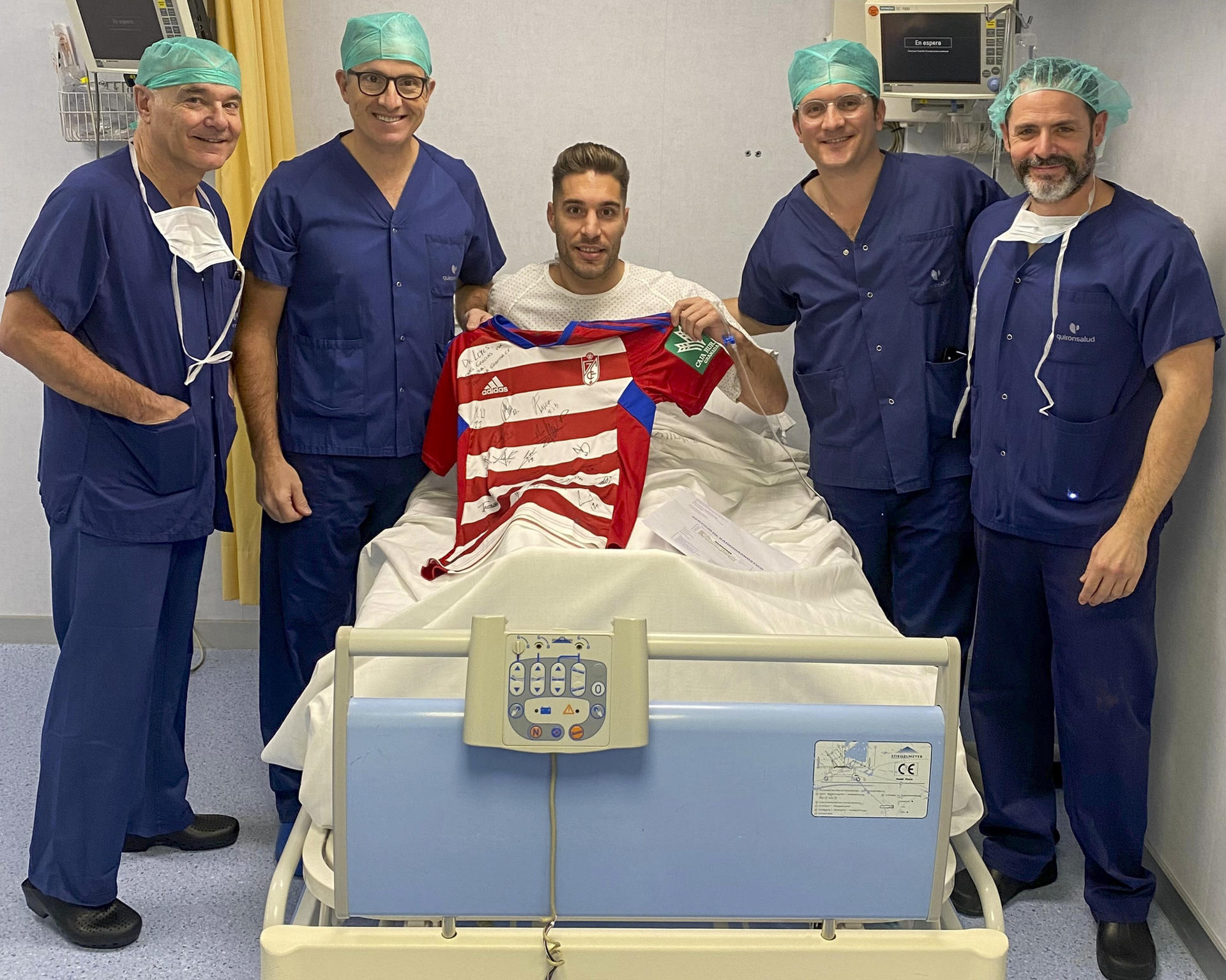 La operación de rodilla de Rochina, un éxito