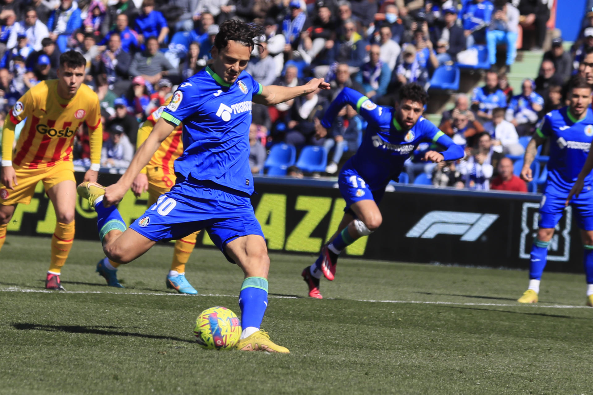 Enes Ünal va camino de repetir o superar su marca del curso pasado