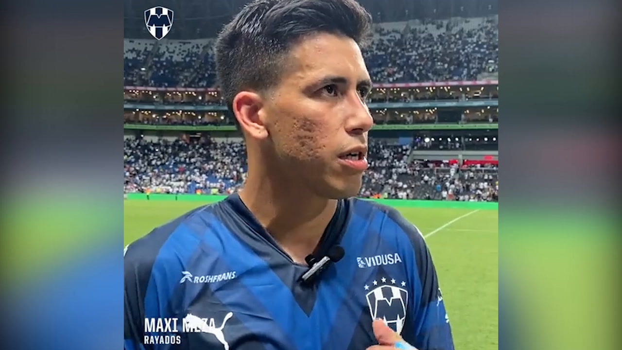 Meza, satisfecho por darle "una alegría a la gente" ante el América