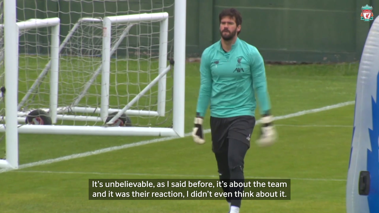 VIDEO: Alisson's goal was the highlight of the season - Mo Salah