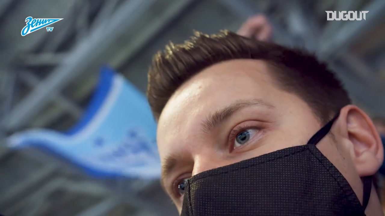 VIDEO: Zenit fans amazing passion for their team