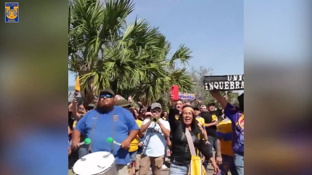VÍDEO: el gran recibimiento de la afición de Tigres en McAllen VÍDEO: el gran recibimiento de la afición de Tigres en McAllen