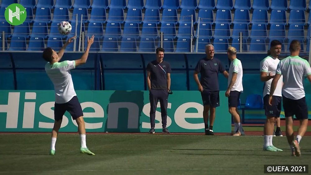 Suíça encerra preparação para duelo contra a Espanha na Eurocopa Suíça encerra preparação para duelo contra a Espanha na Eurocopa