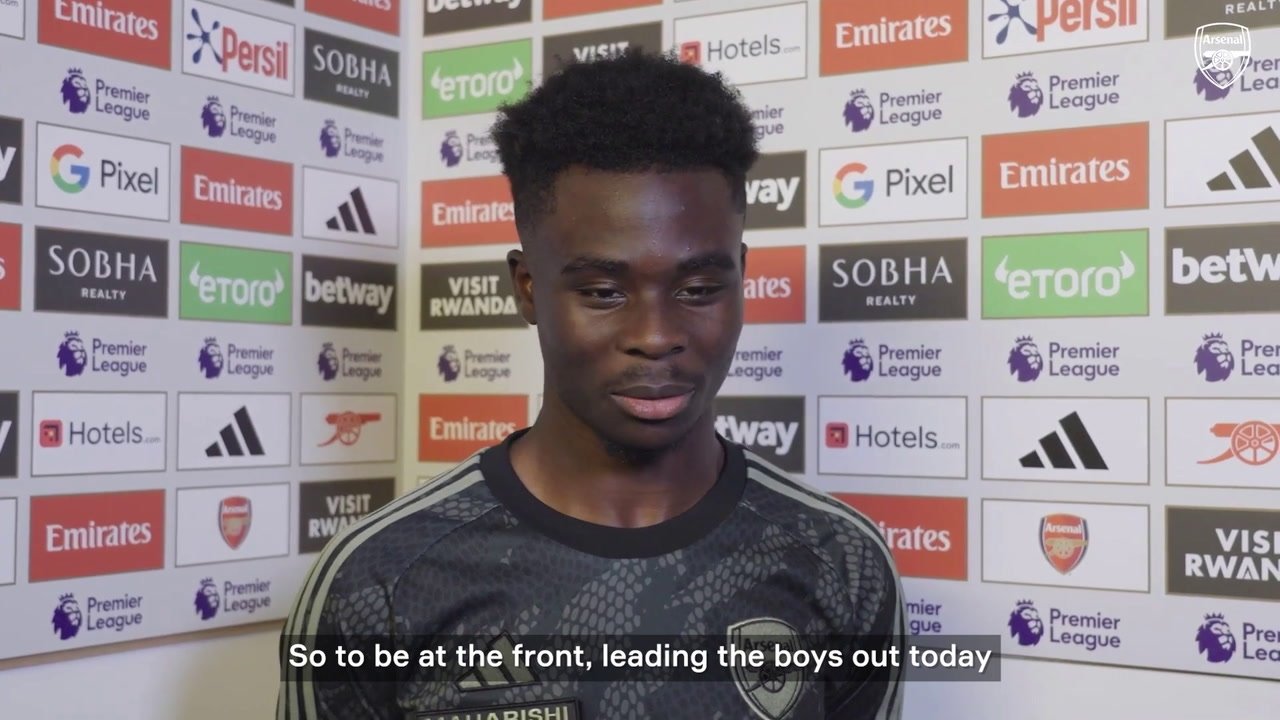 VIDEO: Arsenal winger Saka on leading his boyhood club