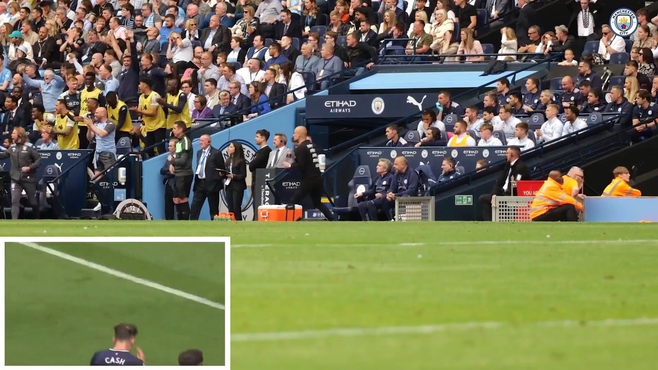 Pep Cam: Todas as reações de Guardiola no jogo do título do City