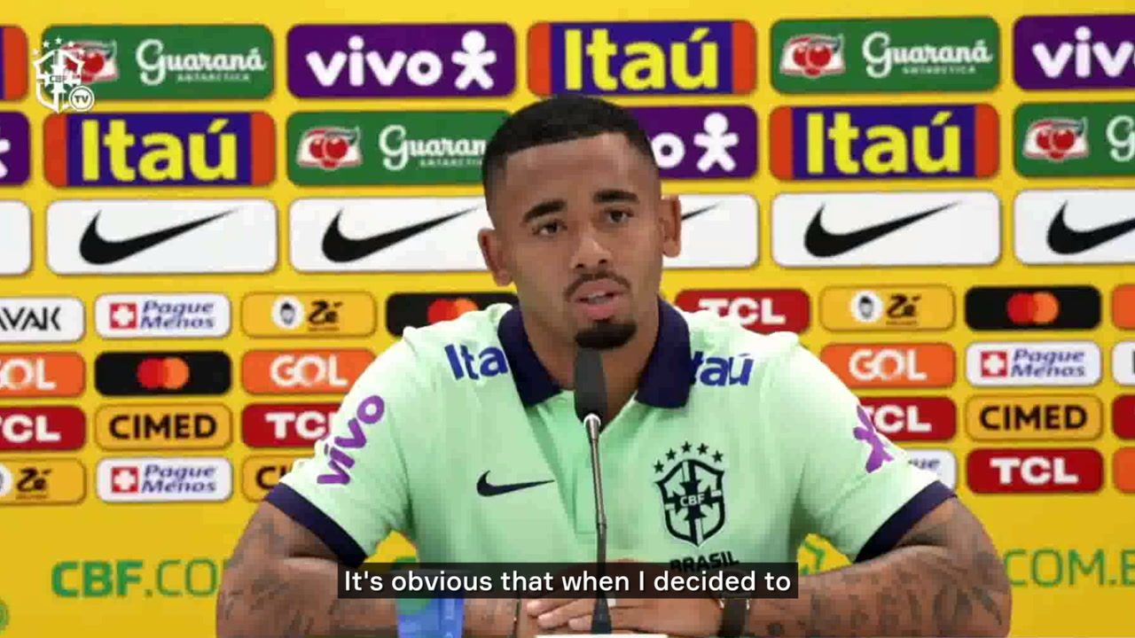 VIDEO: Gabriel Jesus explains his role in Arsenal's attack and how he ...