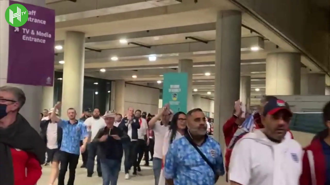 VIDEO: England supporters celebrate reaching first major final in 55 years