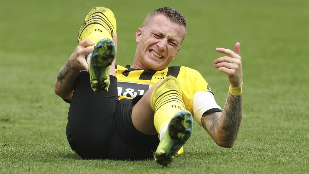 World Cup KO fear for Reus as Dortmund captain suffers ankle ligament ...